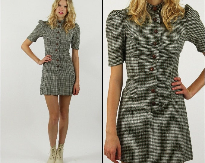 Vintage 60's Betsey Johnson- Iconic Paraphernalia- Mod- Wool- Plaid ...