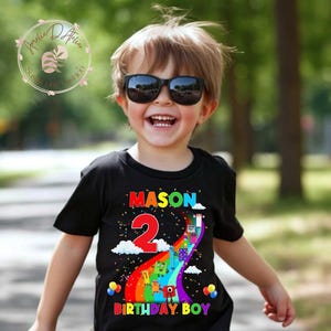 Custome Numberblocks Birthday Shirt, Number 1-10 Bday Theme Party Shirt ...