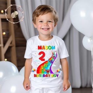 Custome Numberblocks Birthday Shirt, Number 1-10 Bday Theme Party Shirt ...