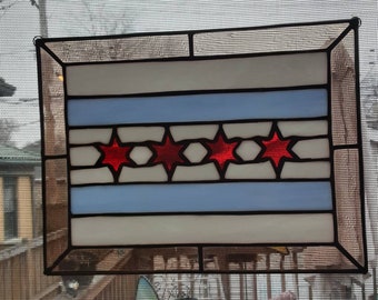 Stained Glass Flag - Etsy