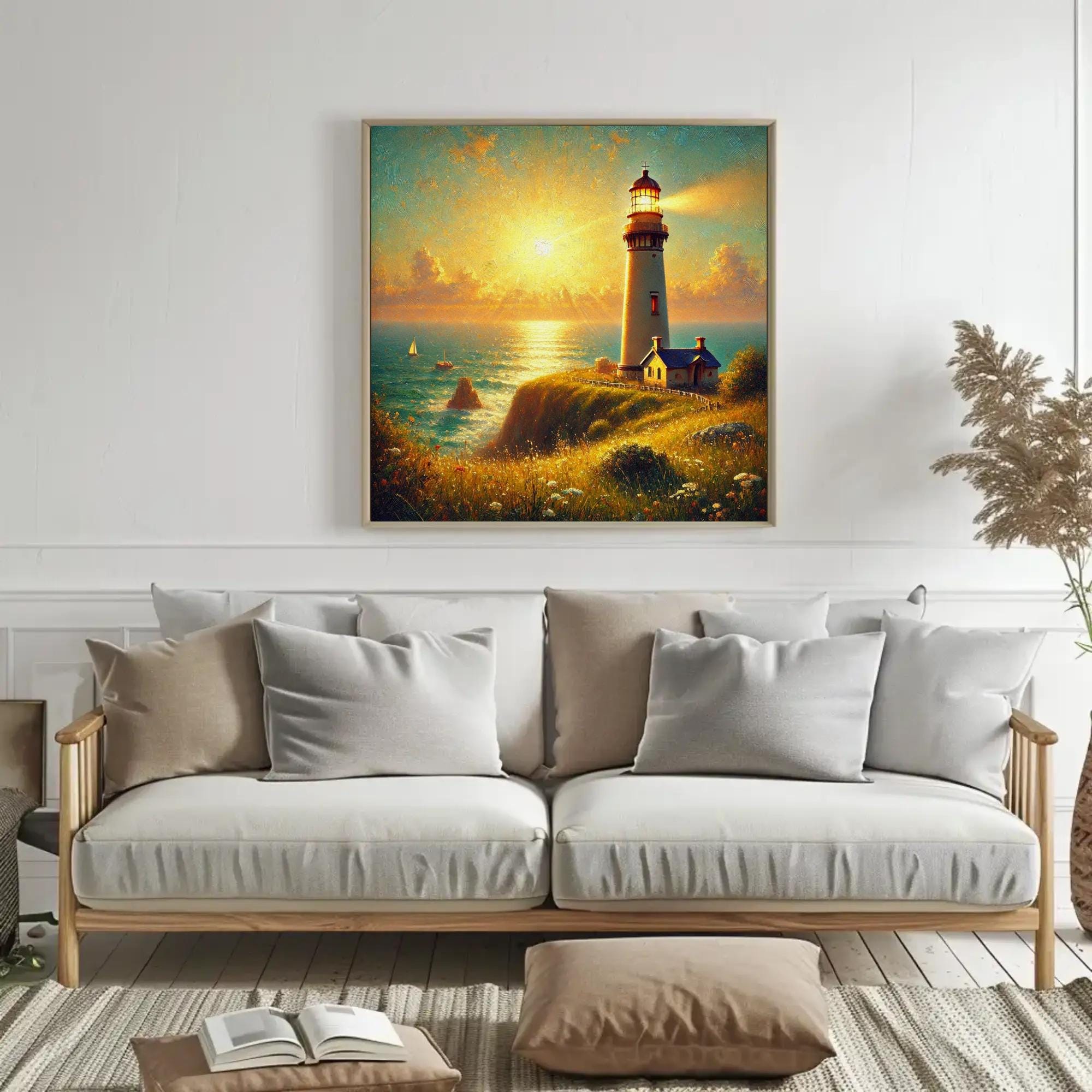 Beacon of Dawn, Digital Artwork, Printable Digital Art, High Resolution ...