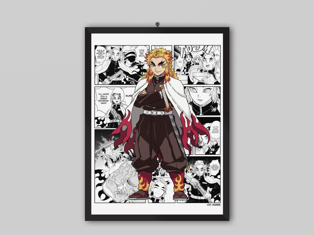 Rengoku Poster - Etsy