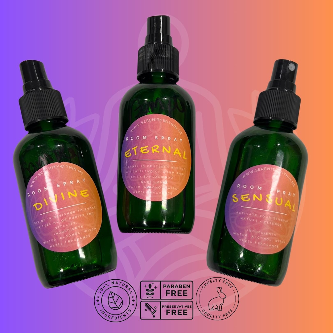Serenity Within Room Spray- Preservative Free, Dye Free, Paraben Free ...