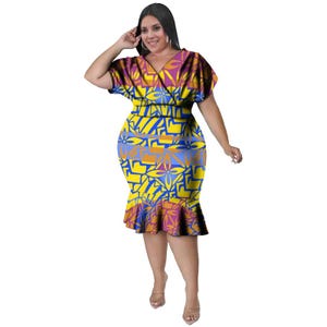 1 MOQ Custom Samoan Polynesian Tribal Retro Style Dress Ladies Plus ...