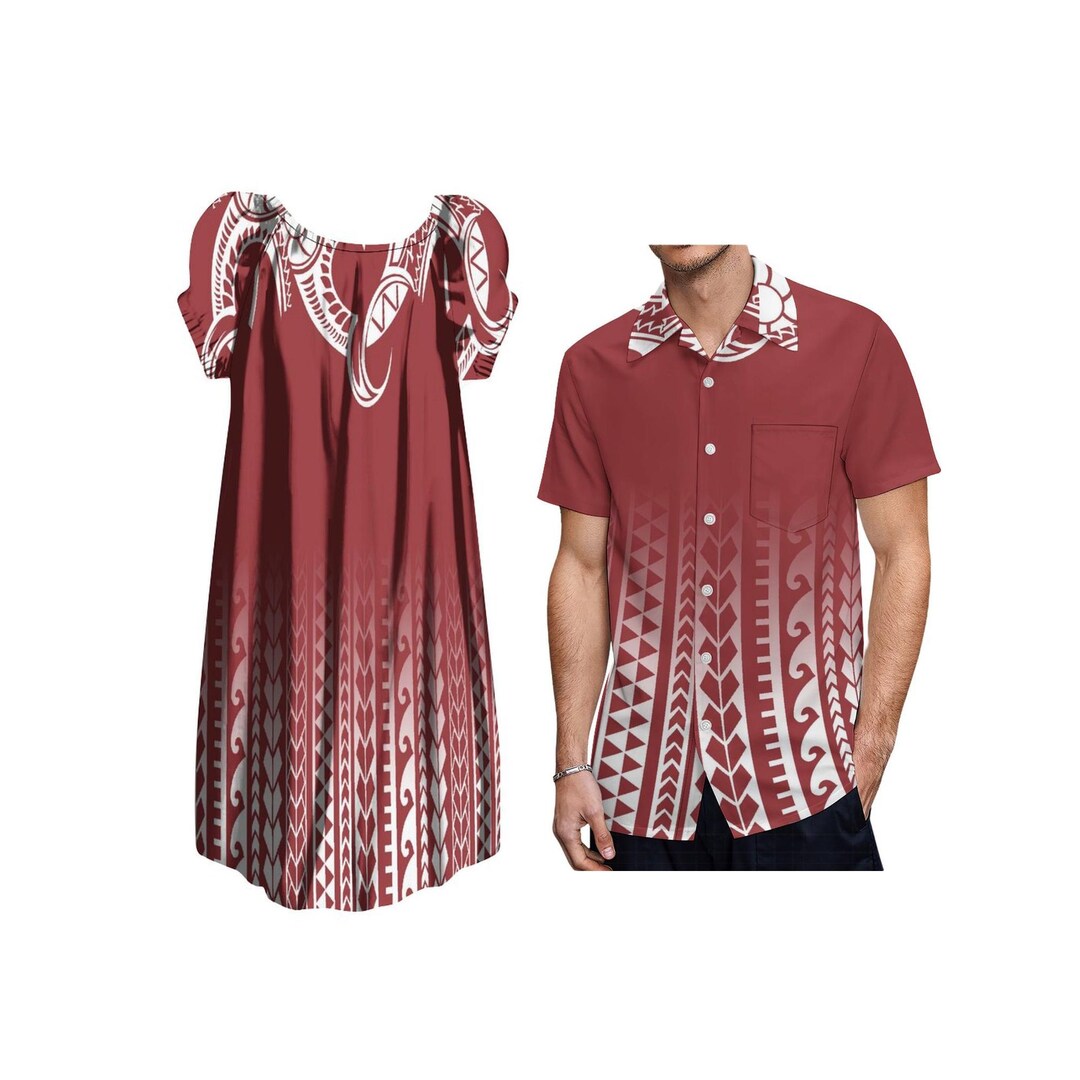 2024 Free Shipping Big People Super Soft Dress Polynesian High Quality ...