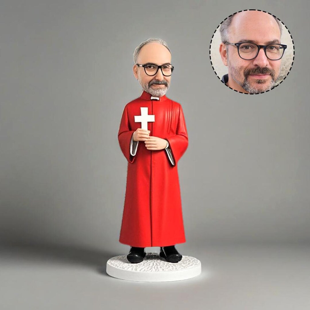 Priest Statue, Custom Action Figure From Photo, Custom 3D Model, Custom ...