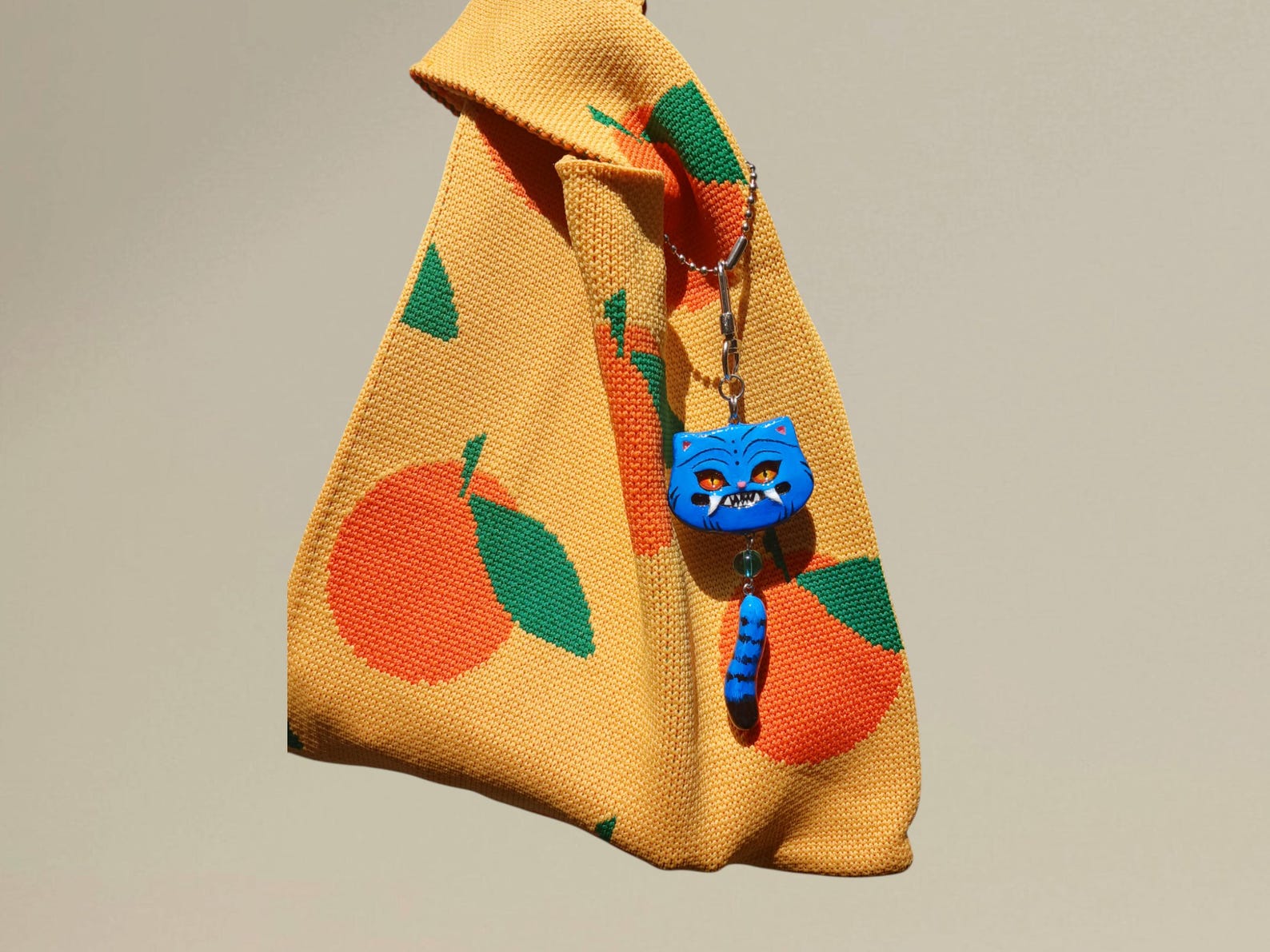Derpy Tiger Kpop Demon Hunter Keychain | Handmade Fanmade Charm | Gift ...