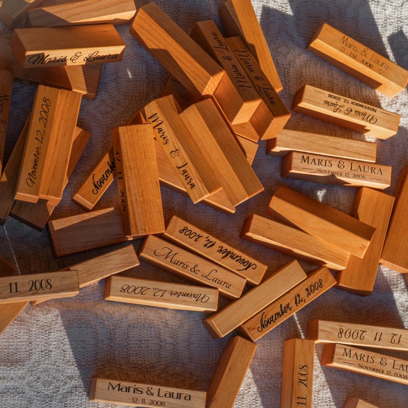 Sign a Jenga Piece - Etsy