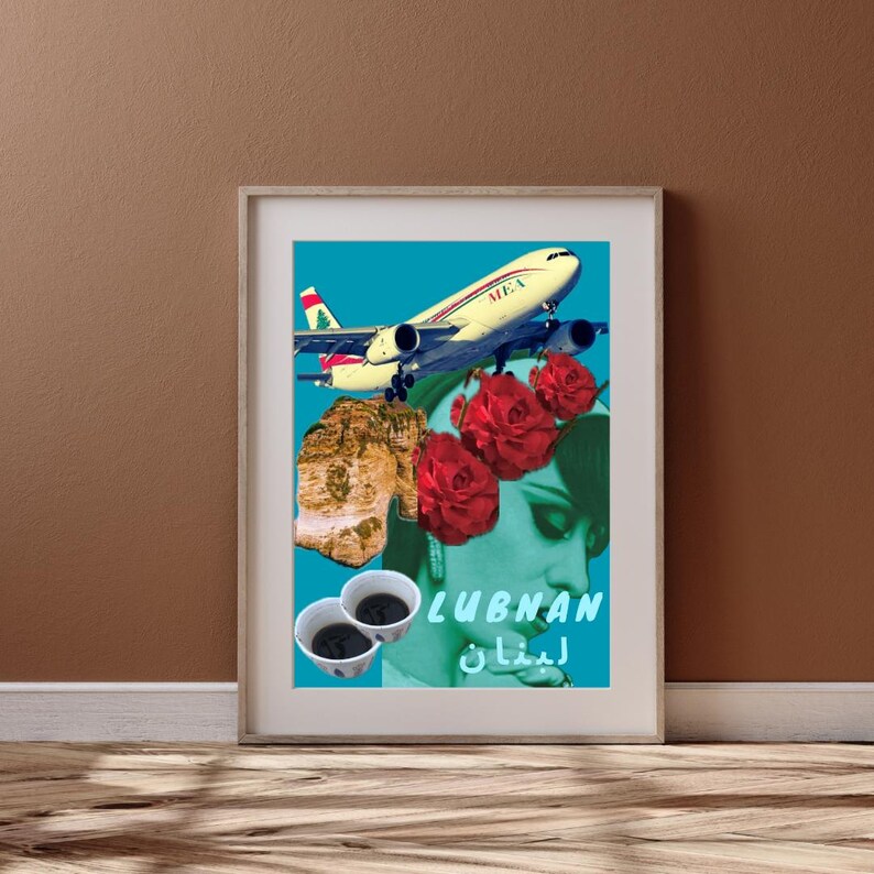 Lebanese, Arabic Fairouz, Wall Art, Poster, Travel, Beirut, Retro ...