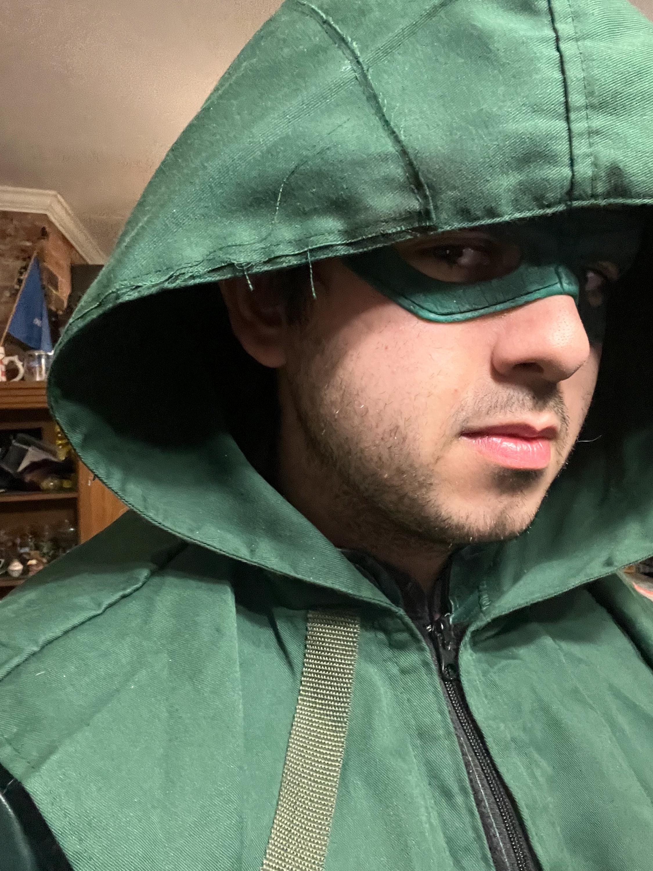 Archer Green Arrow Superhero Mask - Etsy