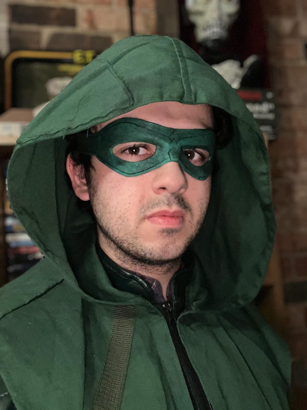 Archer Green Arrow Superhero Mask - Etsy