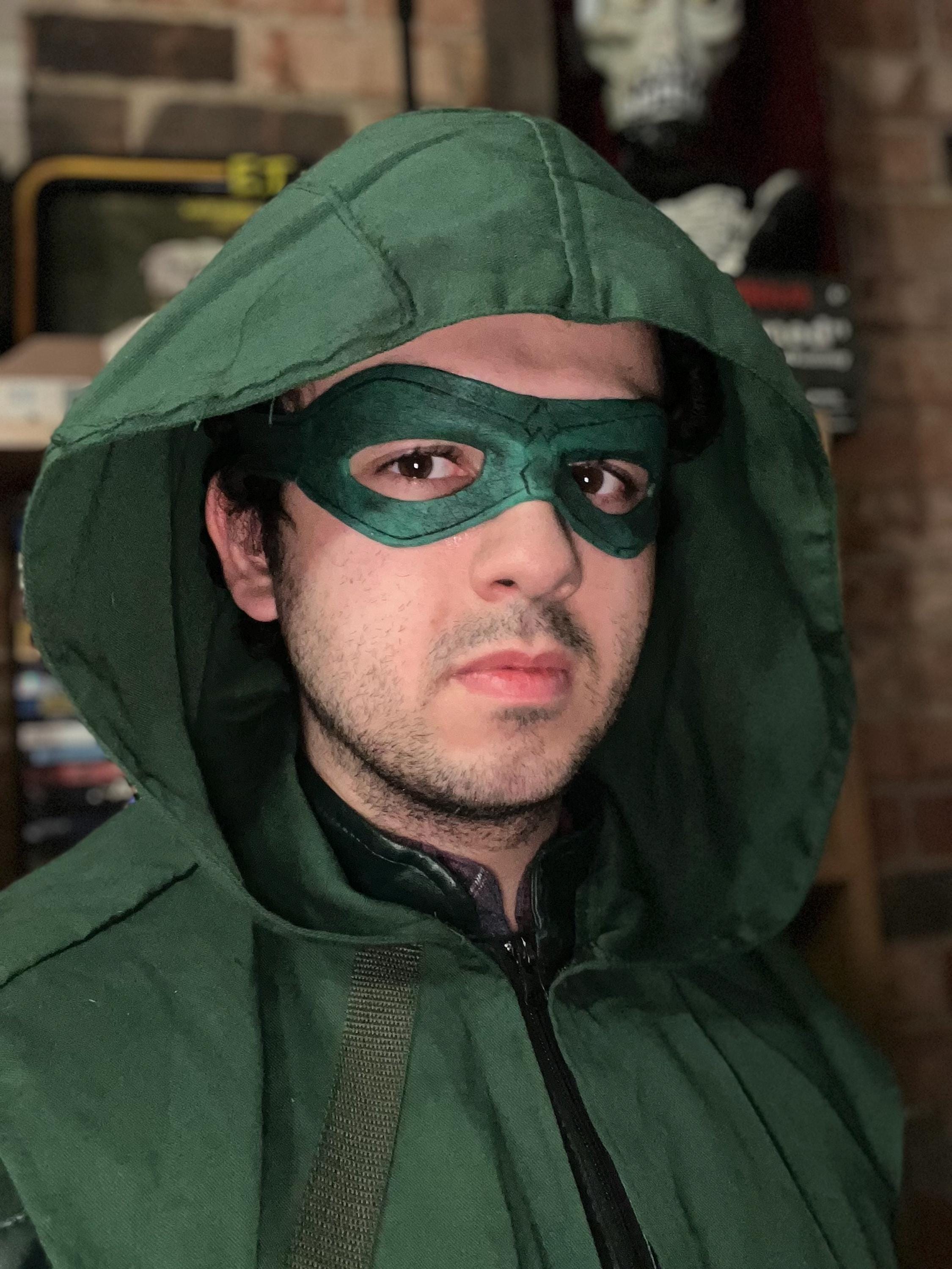 Archer Green Arrow Superhero Mask - Etsy