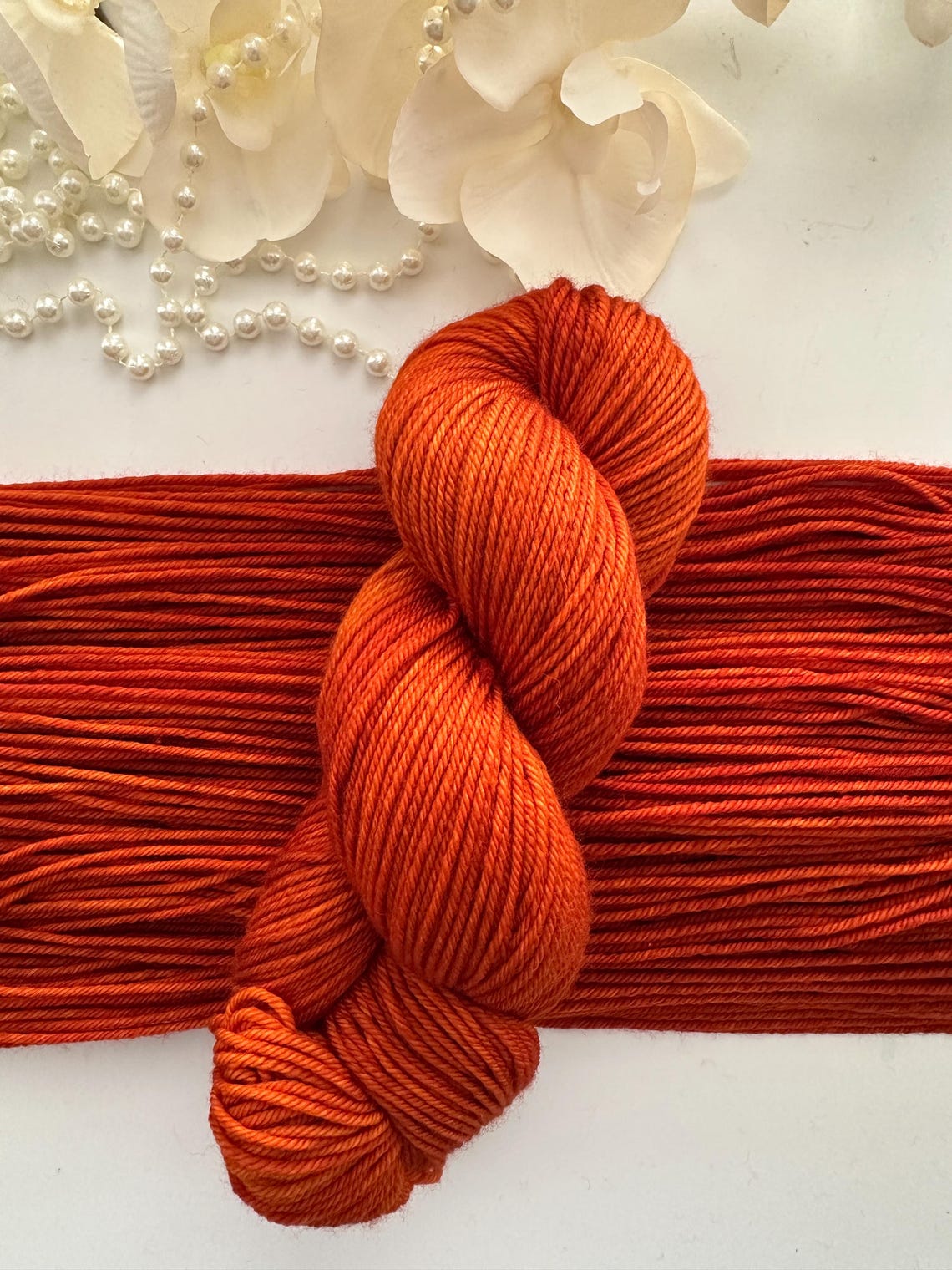 Paprika - Rust Yarn / Indie Dyed / Superwash / Dk - Etsy