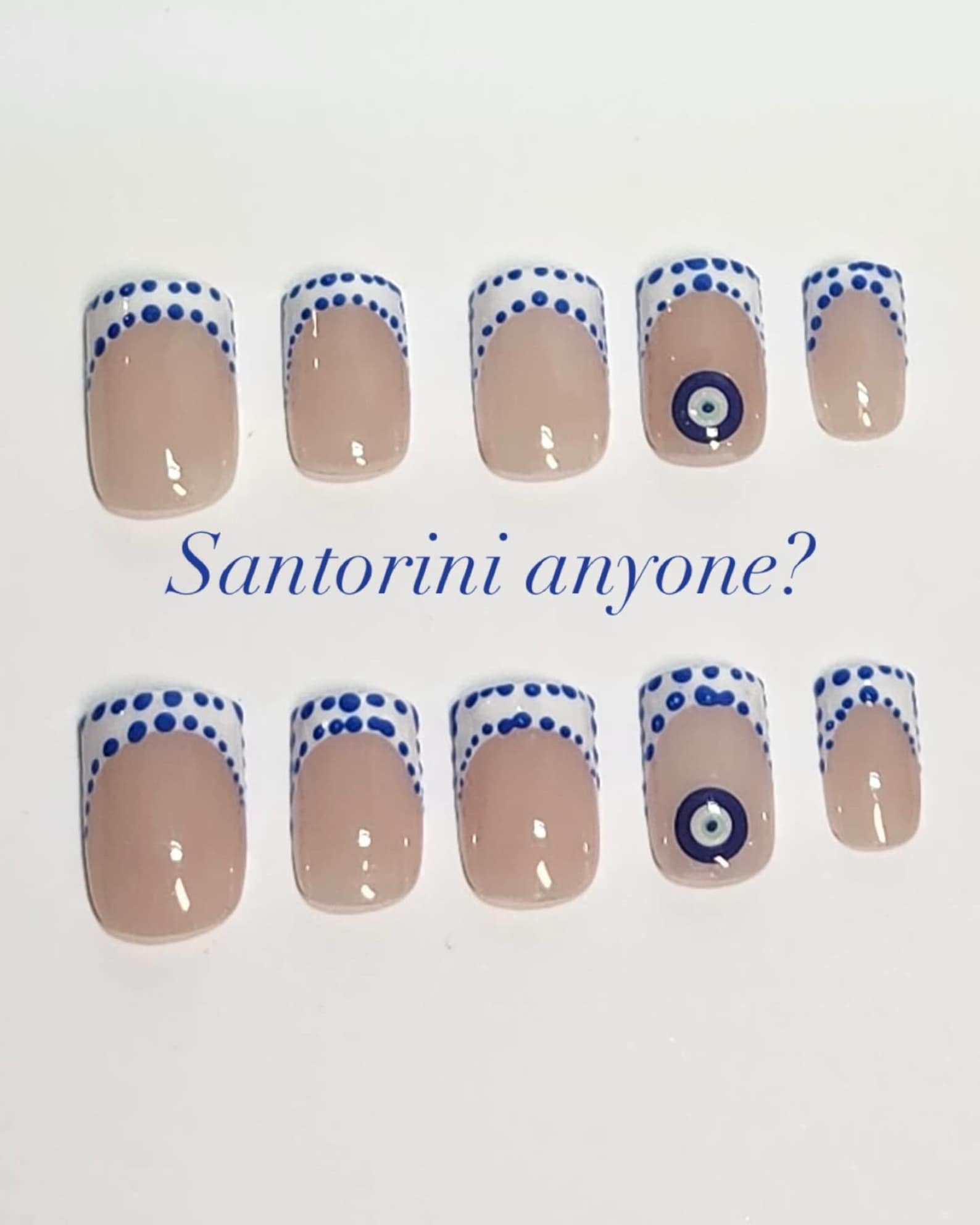 Santorini Anyone? | Greek Nails | Cultural | Gifts for Her | Reusable ...
