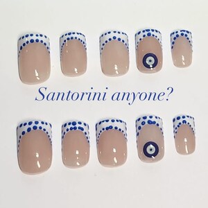Santorini Anyone? | Greek Nails | Cultural | Gifts for Her | Reusable ...
