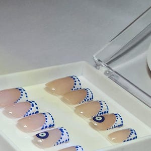 Santorini Anyone? | Greek Nails | Cultural | Gifts for Her | Reusable ...