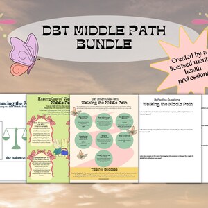 DBT Skills for Teens and Adults Middle Path Handout for Emotion ...
