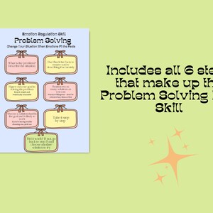 DBT Problem Solving Handout & Poster | Mental Health Tool for Therapists | Dialectical Behavior ...