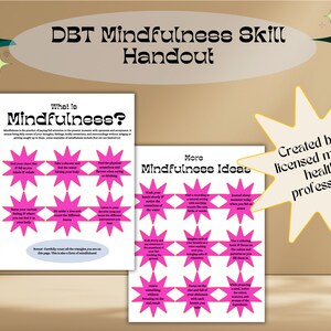 Mindfulness for Teens and Adults Handout, Mindfulness Ideas, DBT ...