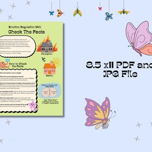 DBT Check the Facts Skill Handout | Therapy Exercises for Emotional ...