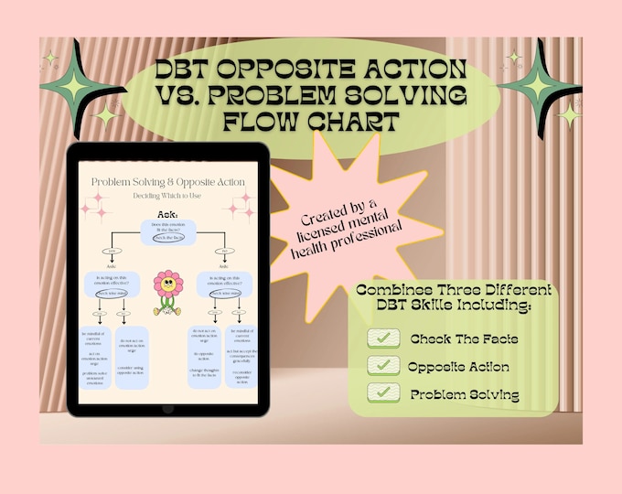 DBT Opposite Action Worksheets | Printable Emotion Regulation Skill ...