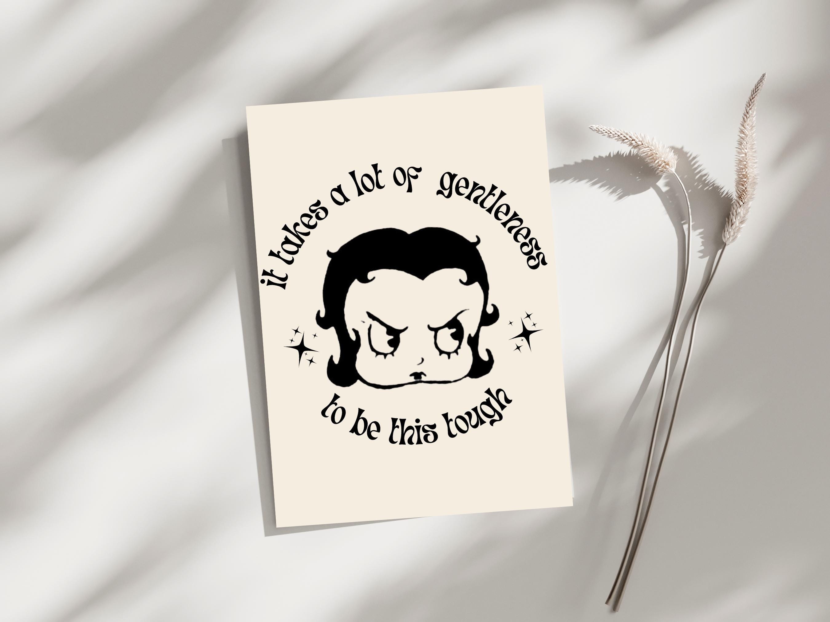 Betty Boop Punk Poster | Vintage Art Print | Retro Wall Decor for Cute ...