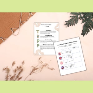 DBT TIPP Skill Handout & Fillable Worksheet for Emotional Regulation ...