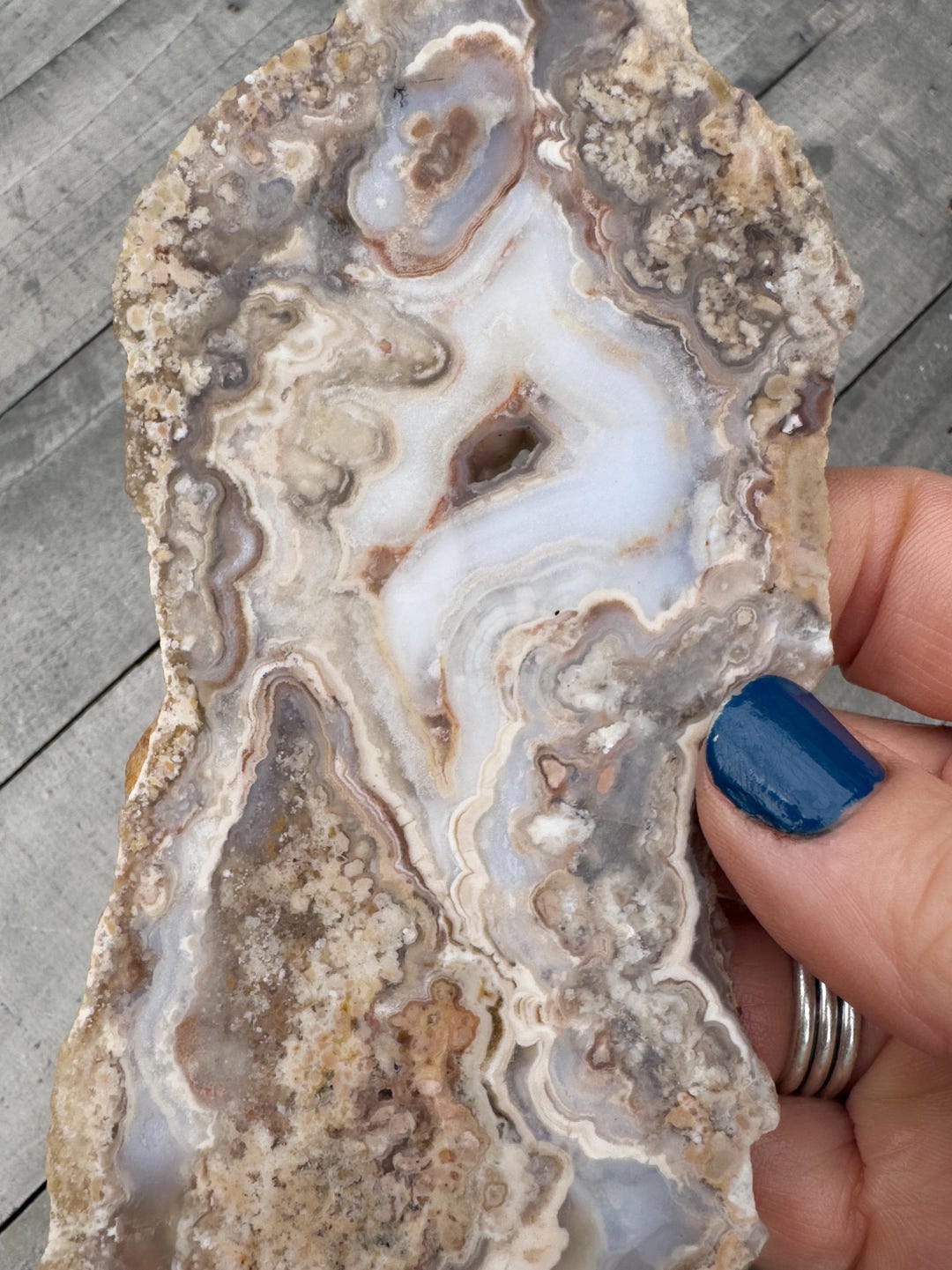 Cashmere Stone Lapidary Slab: Rough Stone for Cabbing - Etsy