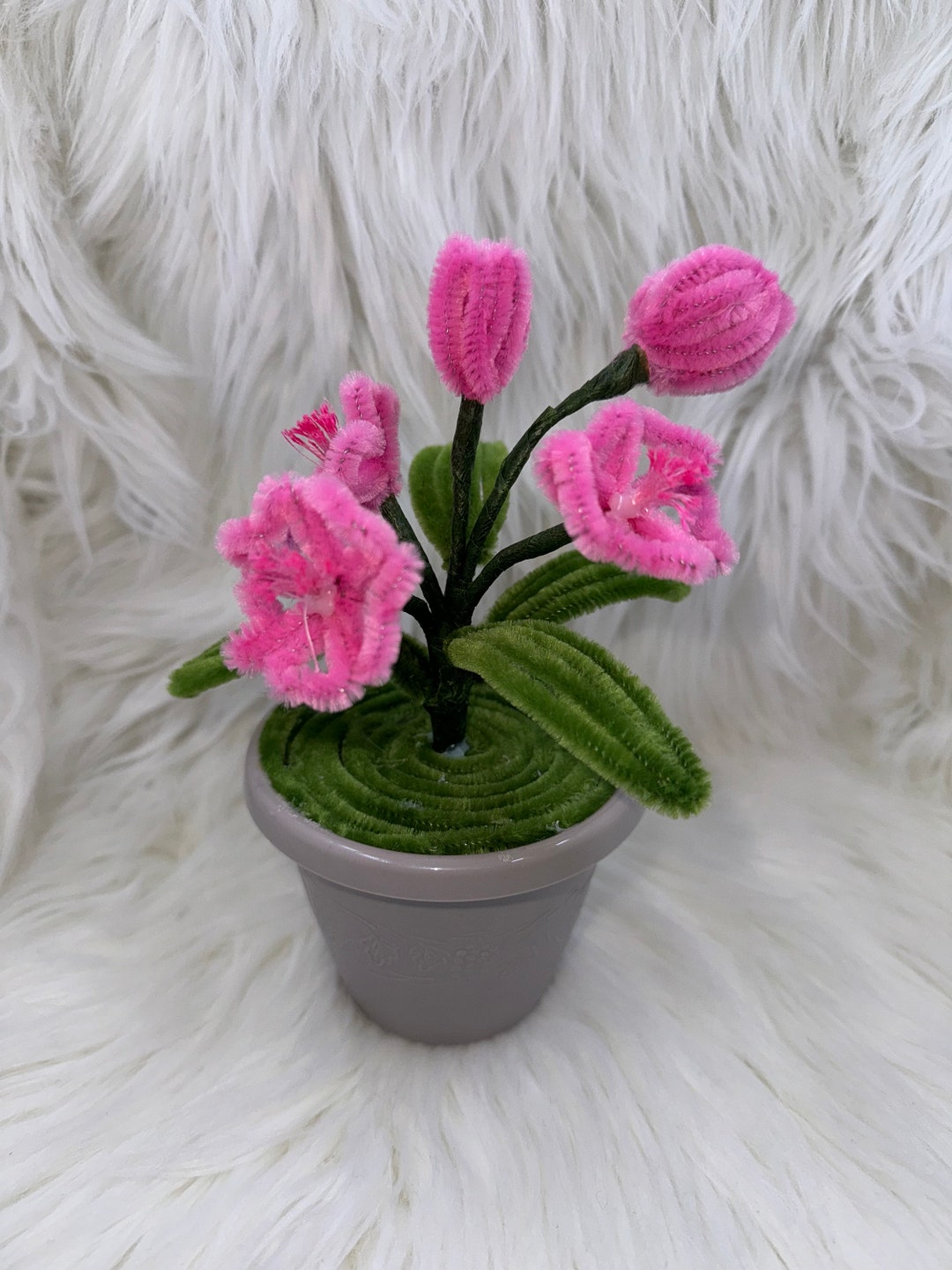 Pipe Cleaner Flower Pot - Etsy