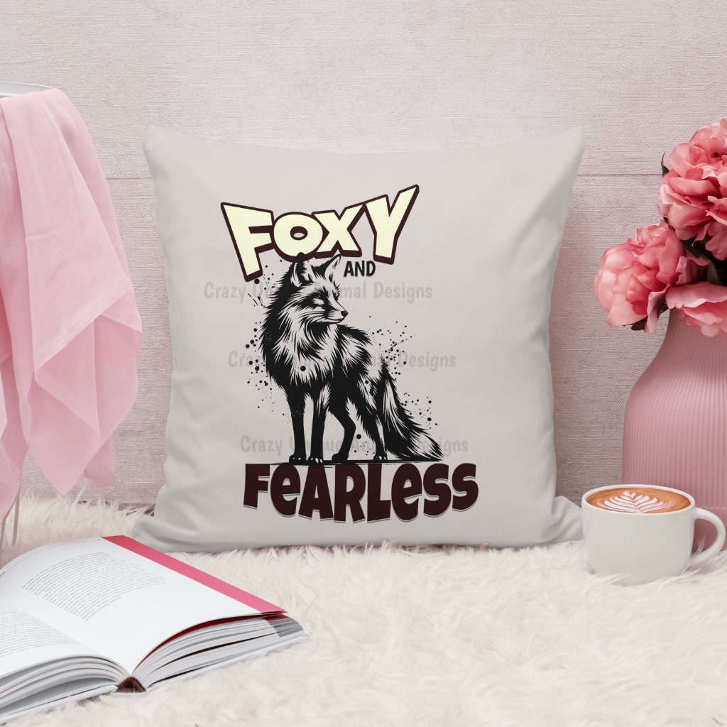 Foxy and Fearless SVG & PNG | Bold Fox Design | Digital Download for ...