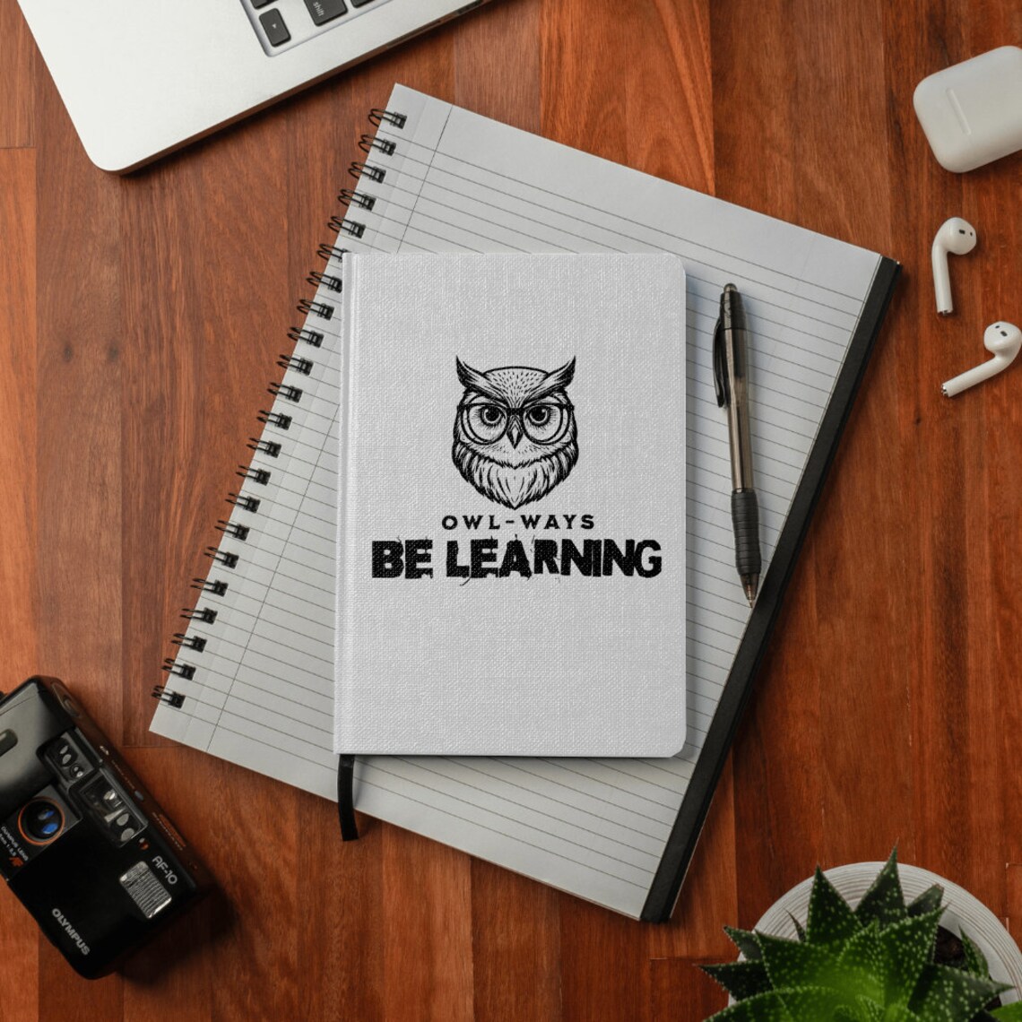 Owl-ways Be Learning Owl Head Design | Digital Download | PNG + SVG ...