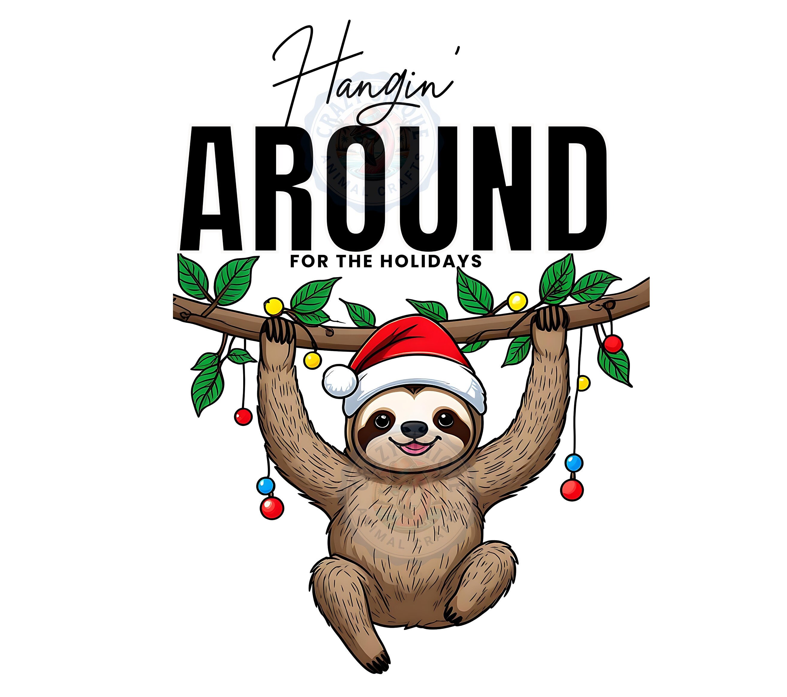 Holiday Animal Digital Download | Mistle-toad, Hedgehog Hugs, Sloth ...