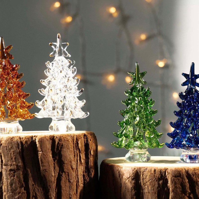 Glass Christmas Tree - Etsy