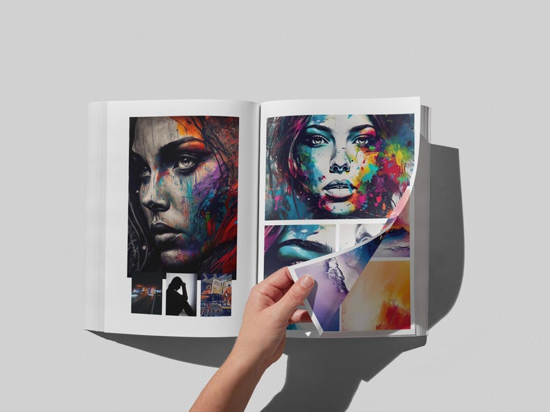 ARTIST PORTFOLIO TEMPLATE: Elevate Your Artwork With a Creative Canva ...