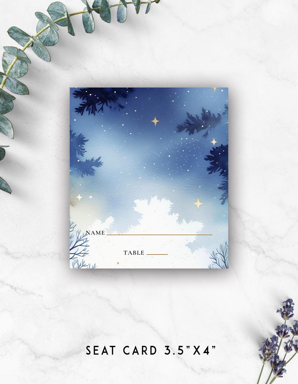 Night Court Wedding Invitation Suite | Elvish Fantasy Template (canva ...