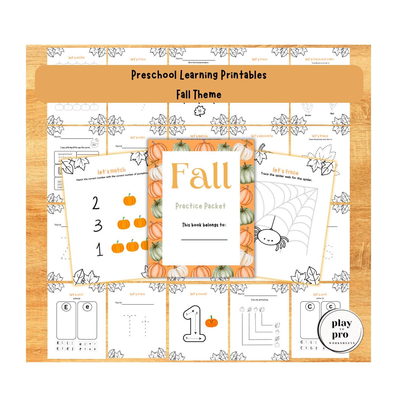 Fall Worksheets for Preschool, Alphabet Tracing Worksheet, Tracing Name ...