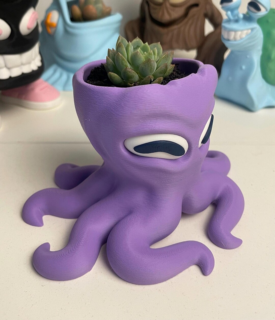 Octo - the Whimsical Octopus Succulent Planter - Unique Plant Pot Home ...