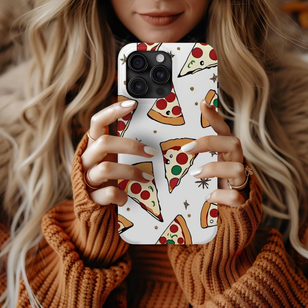Pizza Party iPhone 16, 15, 14, 13, Pro Max Mini Case, Shatterproof, Fun ...