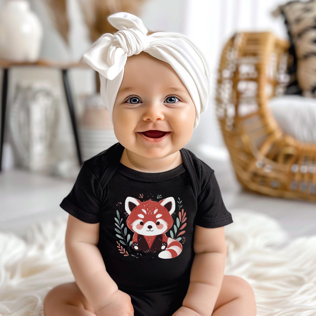 Adorable Red Panda Infant Bodysuit, Baby Shower Gift, Cute Newborn ...