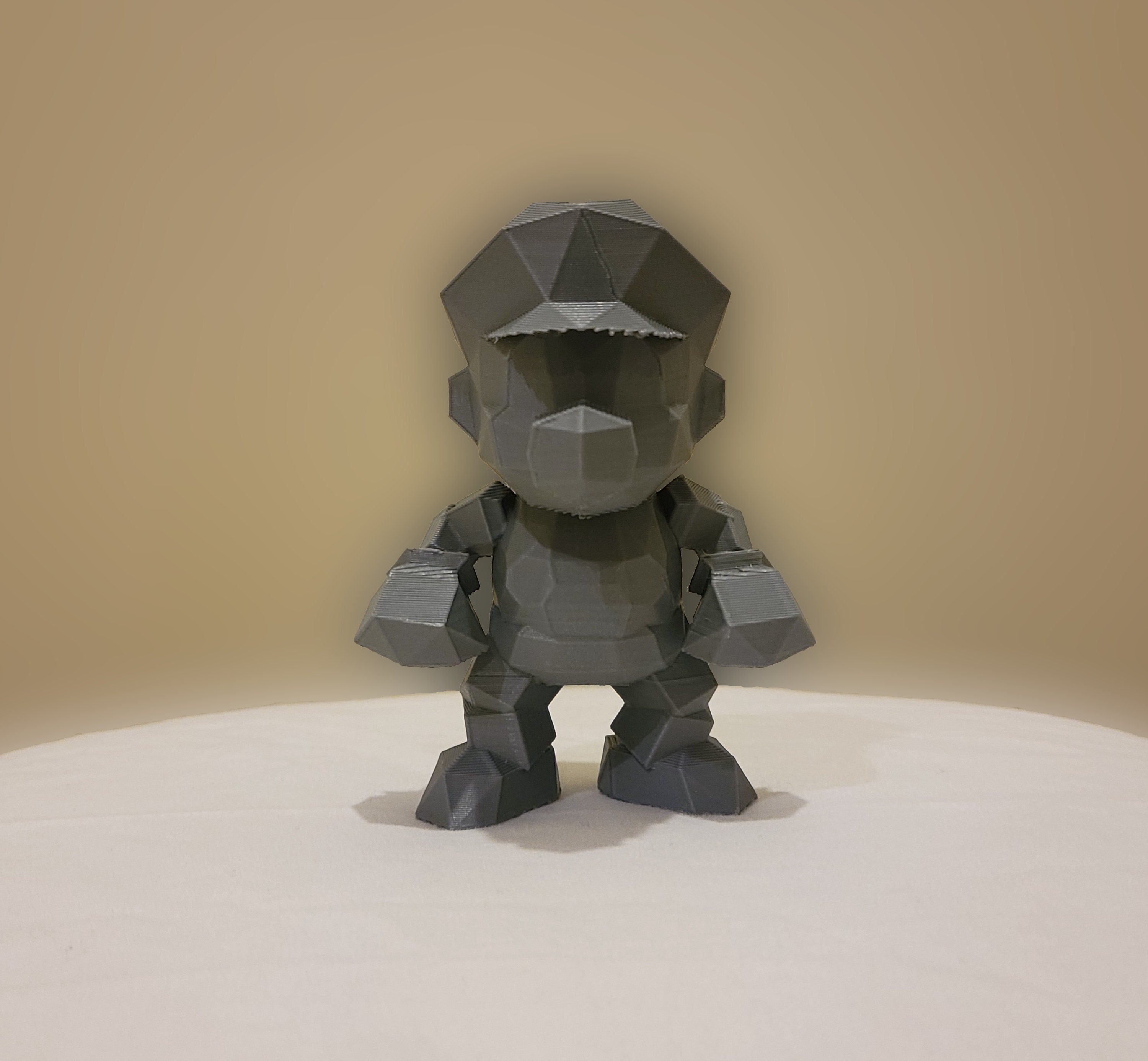 Mario Low-poly Model 3D Print - Etsy