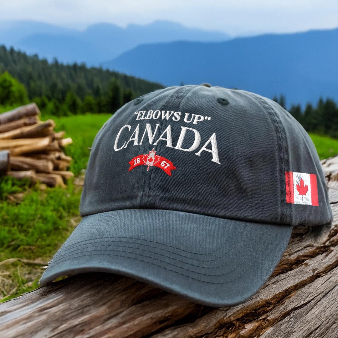 Elbows up 1867 Canadian Embroidered Hat, Canada Hat for Men for Women, Elbows Up, Its Not for ...