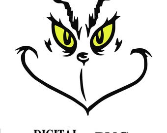 Grinch Face - Etsy