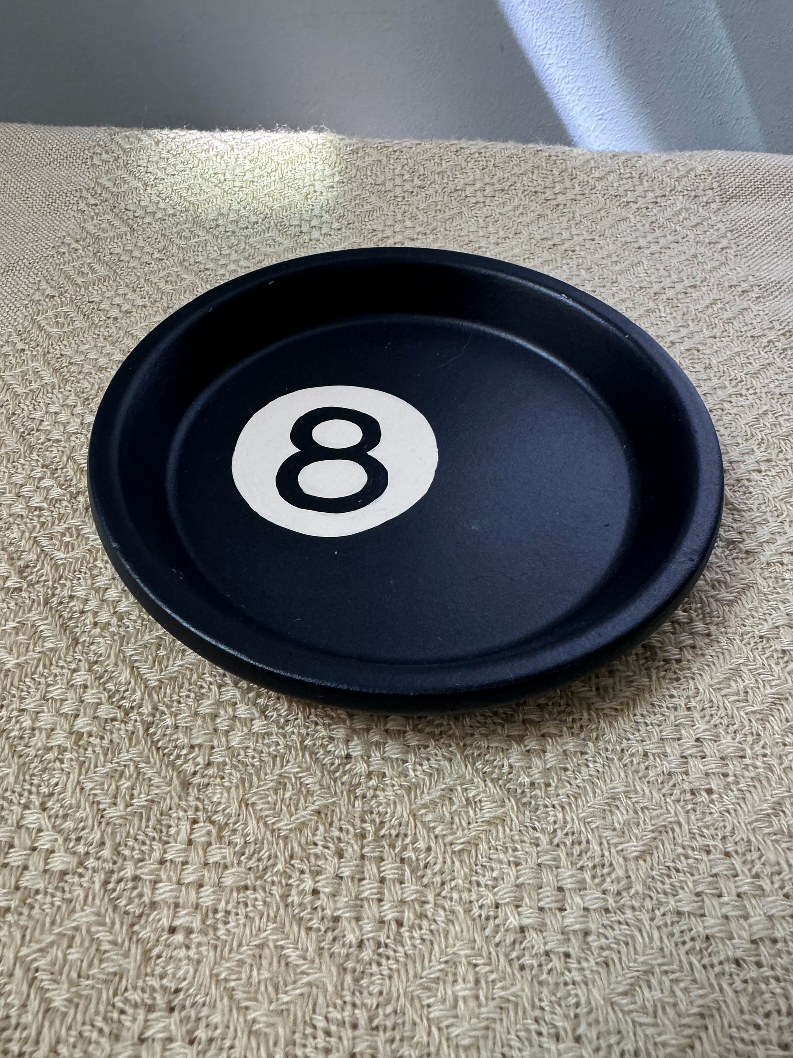 Hand Painted 8 Ball Ashtray Trinket Dish Ring Holder - Etsy