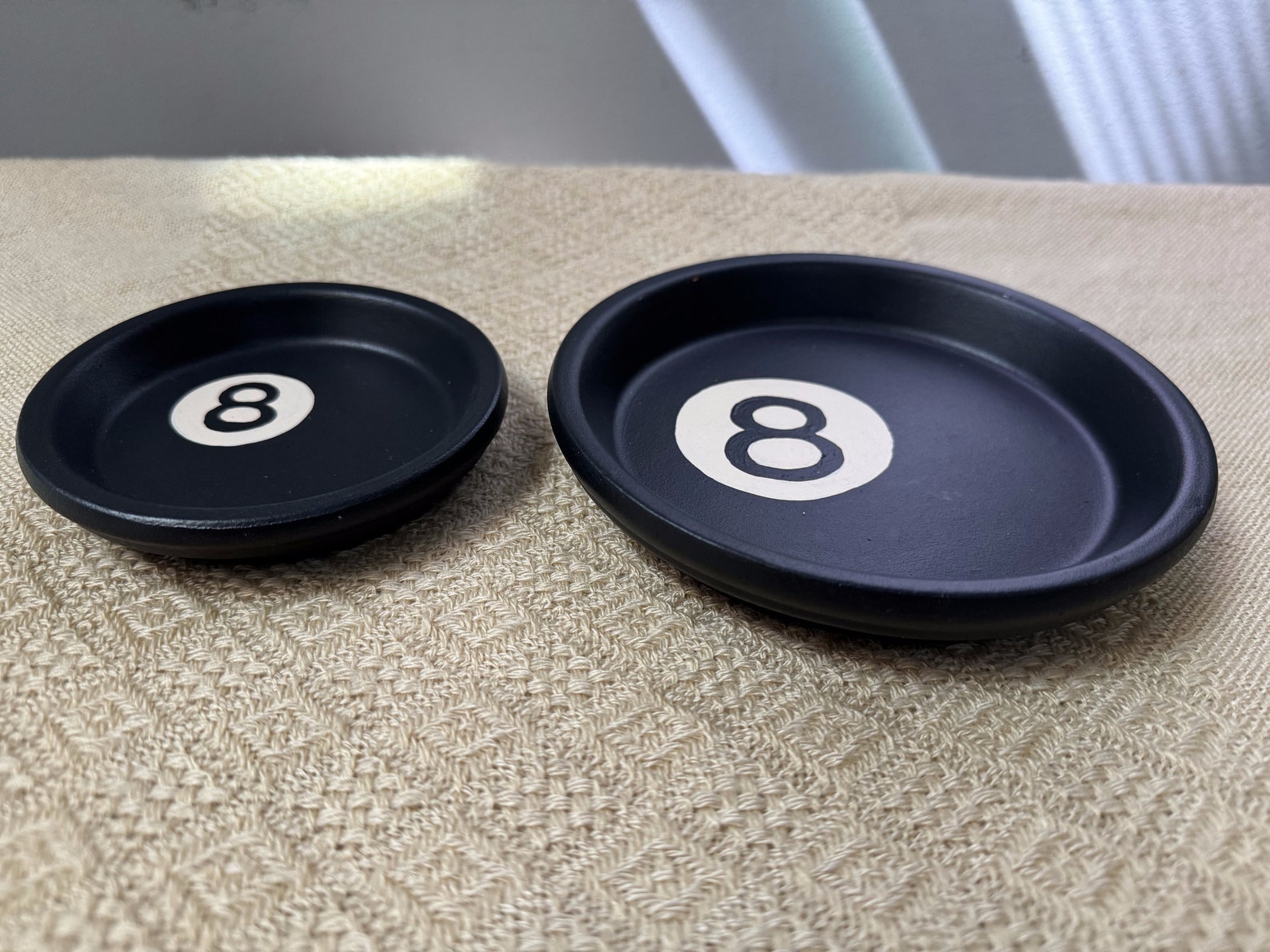 Hand Painted 8 Ball Ashtray Trinket Dish Ring Holder - Etsy