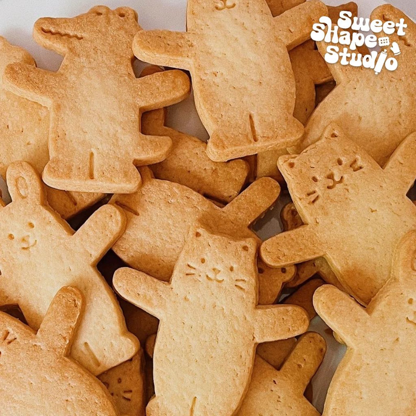Cute Animal Hug Cookie Mold/cutter Set of 4 - Etsy