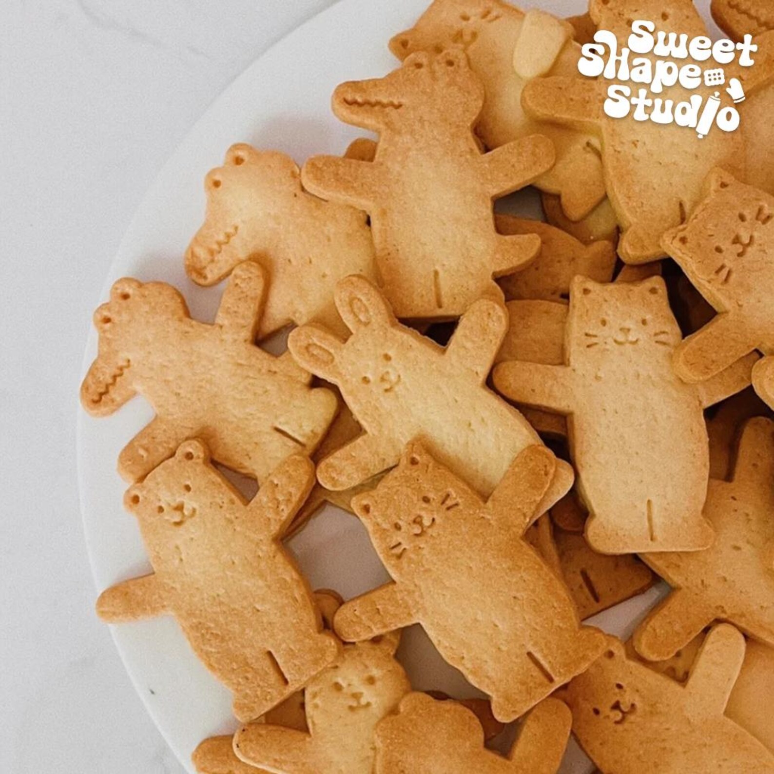 Cute Animal Hug Cookie Mold/cutter Set of 4 - Etsy