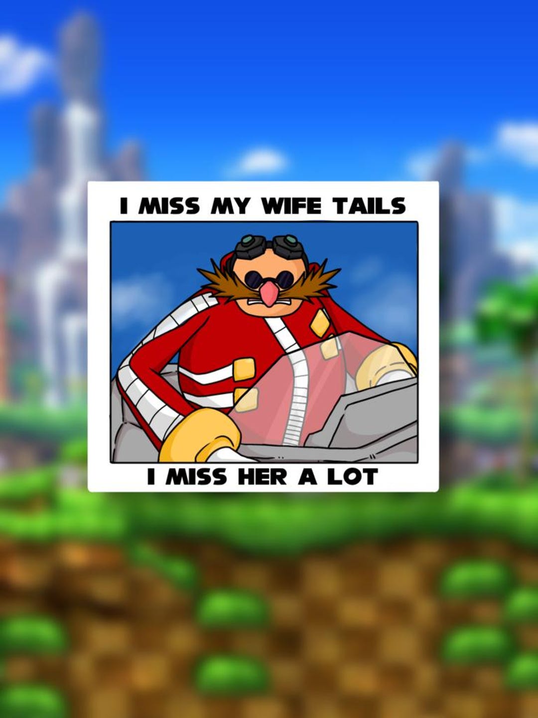 Dr Eggman Wife Snapcube Meme Sticker - Etsy