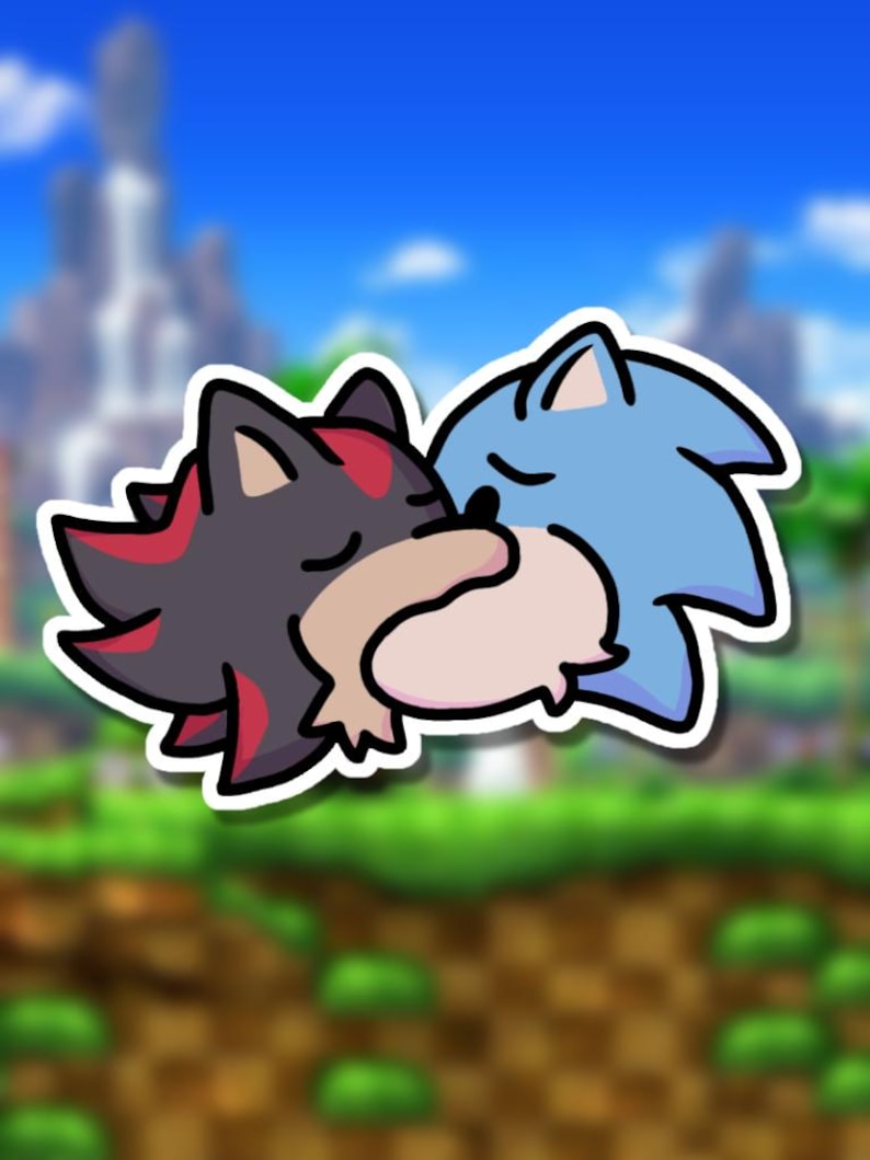 Sonadow Kiss Meme Sticker - Etsy