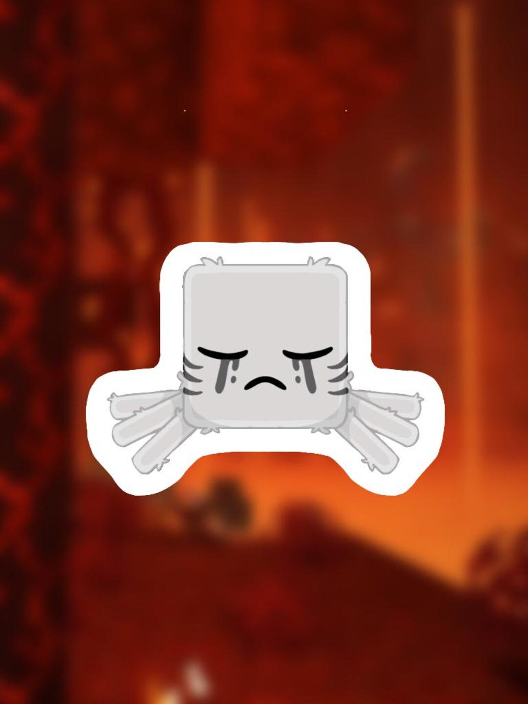 Dried Ghast Minecraft Sticker - Etsy