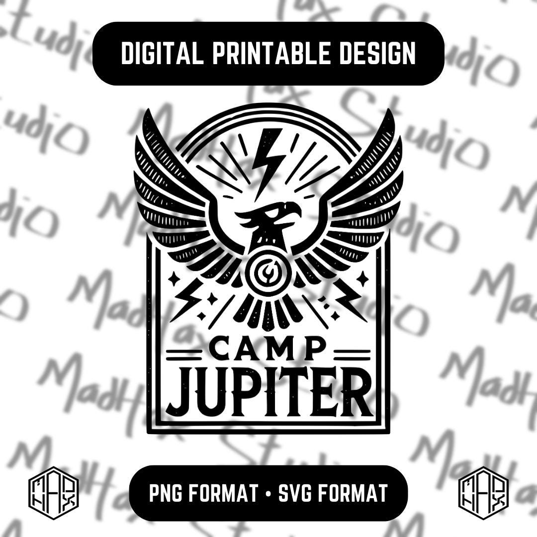 Camp Jupiter Digital Printable Design SVG and PNG Files - Etsy